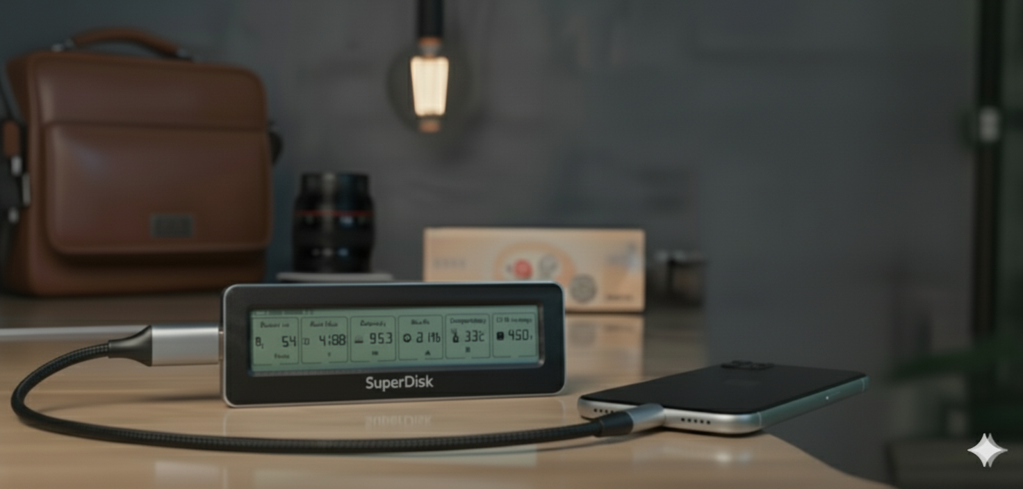 SuperDisk 超级U盘 - 苹果电脑专用高速外置存储 | 7000MB/s极速传输 ¥699